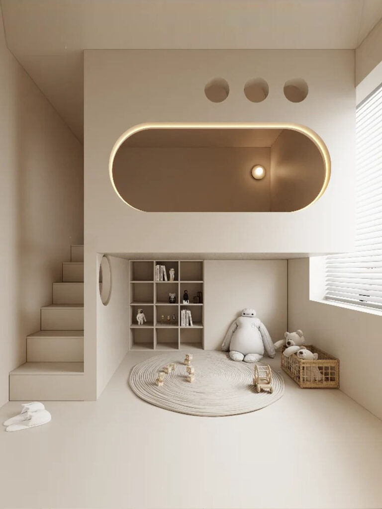 Wooden Loft Bed – optispacedesign